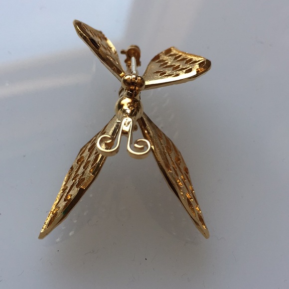 Vintage | Jewelry | Hinged Wings Butterfly Brooch | Poshmark